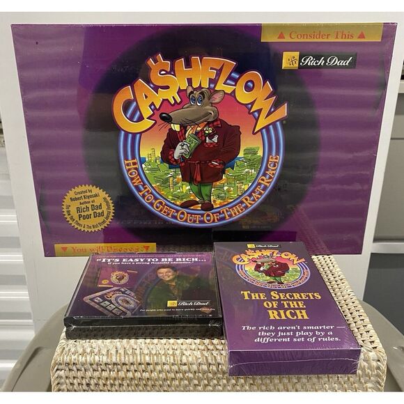 Games | Cashflow Rich Dad Investing Board Game Sealed Robert Kiyosaki ...